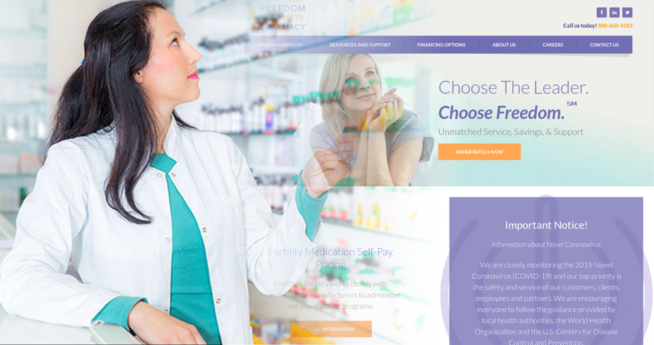 Freedom Fertility Review - A Virtual Pharmacy With Fake Cipa Seal ...